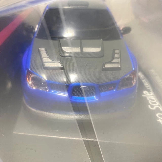 MINI-Z SUBARU IMPREZA WRX GT Wing Metallic Blue Kyosho MZP483BL ASC ...