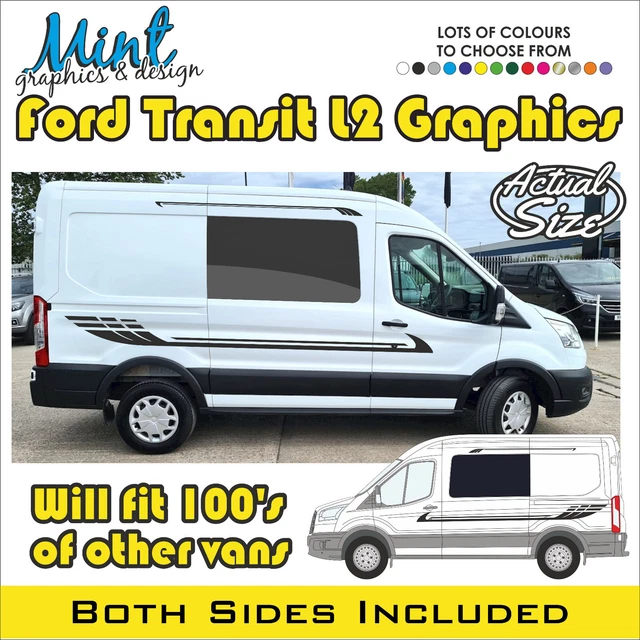 FORD TRANSIT MK8 L2 compatible CAMPER van Motorhome GRAPHICS DECALS 082 ...