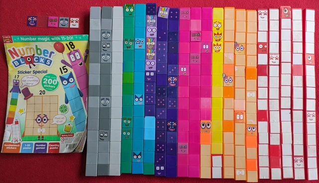 CBEEBIES NUMBER BLOCKS Counting Educational Toy Bundle Magazine ...