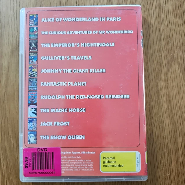 10 Animated Classics Dvd Cartoon 4 Disc Set Vgc Rare Eur 609 Picclick Fr