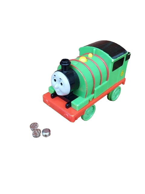 THOMAS TANK ENGINE & Friends Talking Percy Train 2011 Mattel Chunky ...