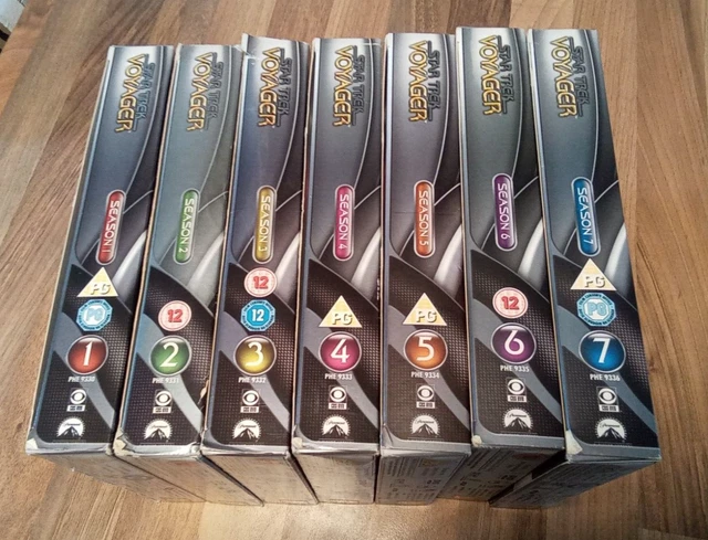 STAR TREK VOYAGER: Complete Seasons 1 - 7 DVD Box Set Collection EUR 46 ...