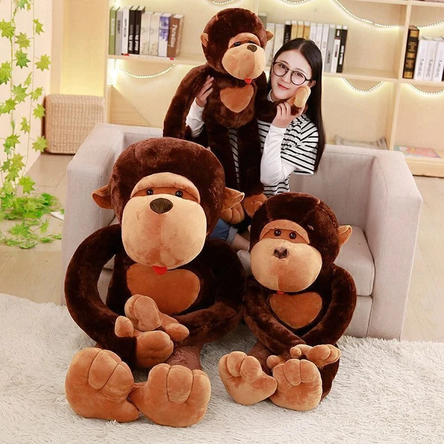 80CM GIANT LONG Arm Gorilla Plush Toy Soft Stuffed Monkey Doll Soft ...