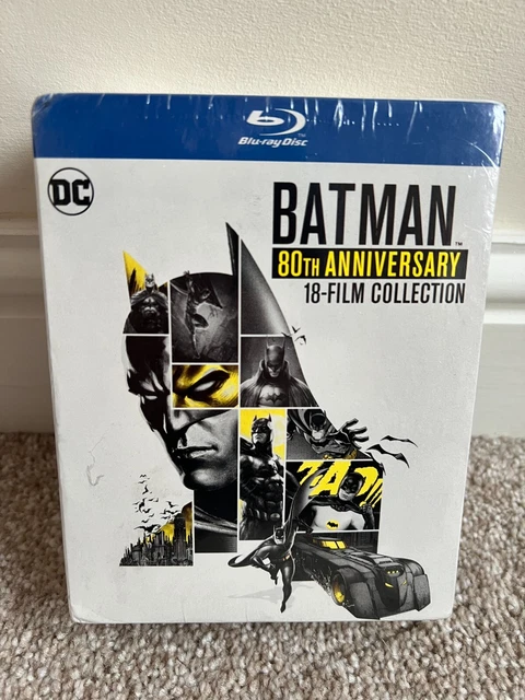 BATMAN 80TH ANNIVERSARY 18 Film Collection Blu-ray BOXSET BLURAY £69.99 ...