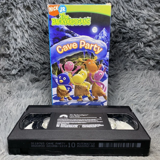 THE BACKYARDIGANS CAVE Party VHS Tape 2006 Nick Jr Nickelodeon Late ...