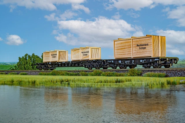 TRASPORTO MACCHINE ESSLINGEN H0 ROCO 2 div. Auto come set - 46781.A ...