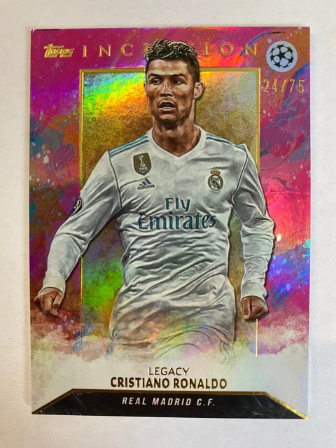 TOPPS INCEPTION 2023-2024 Cristiano Ronaldo Real Madrid Legacy 24/75 ...