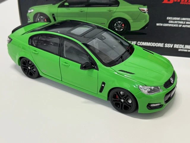1:18 2017 Holden VF Commodore SSV Redline ll Spitfire Green Biante $200 ...