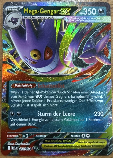 POKÉMON MEGA-GENGAR EX 056/094 Fatale Flammen EUR 4,00 - PicClick DE