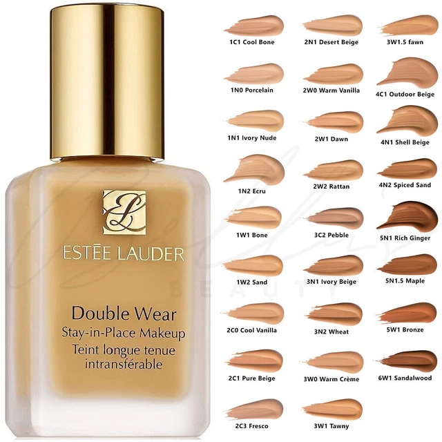 *ESTEE LAUDER DOUBLE Wear Stay in Place Makeup Foundation 2N2 Buff 30ml ...