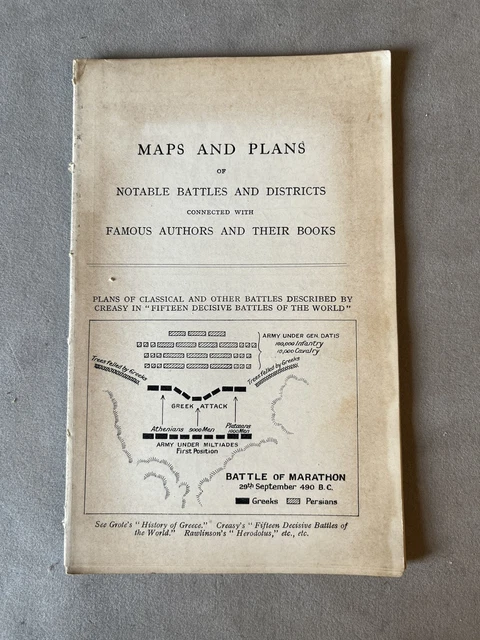 MAPS AND PLANS of Notable Battles and Districts connected with Famous ...