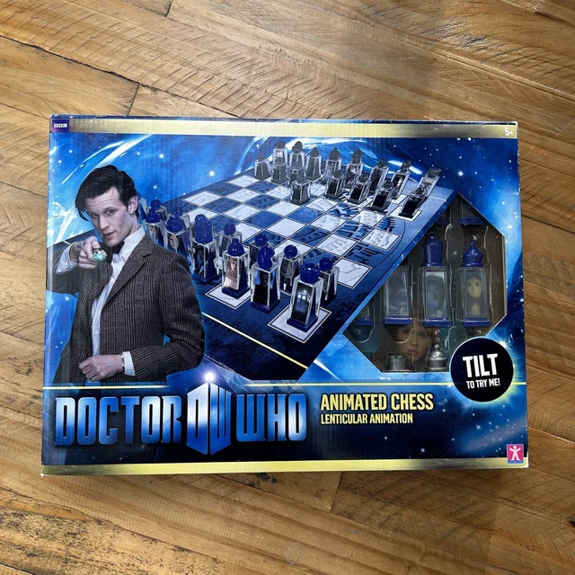 DOCTOR WHO CHARACTER Lenticular Animated Chess Set Matt Smith 11th ...