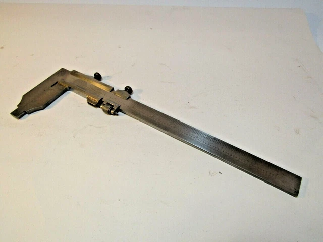 VERNIER, 9&, ENGINEER'S Vernier. Made by Mauser (Germany). Imperial ...