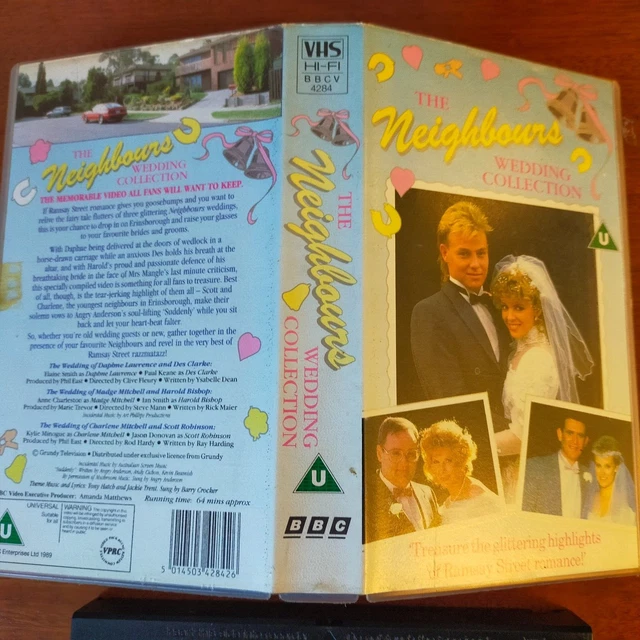 THE NEIGHBOURS WEDDING Collection - Bbc Vhs Video - Kylie Minogue ...