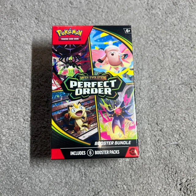 POKÉMON TCG PERFECT Order Booster Bundle (6 packs) - Brand New Sealed £ ...