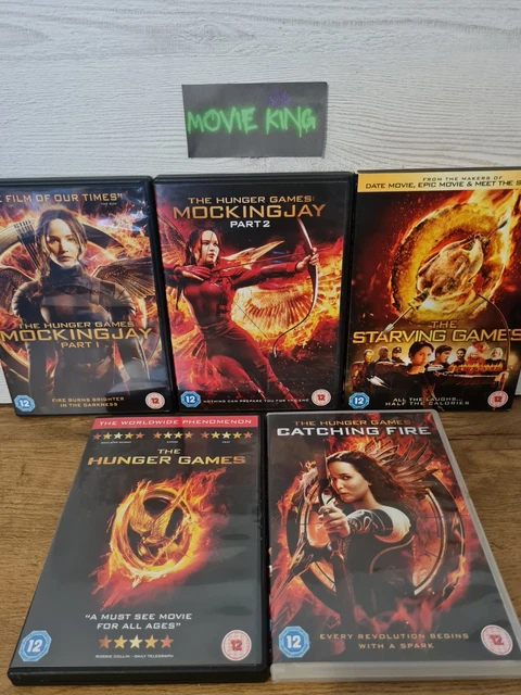 THE HUNGER GAMES Complete Collection Starving (DVD X5) [Region 2] [UK ...