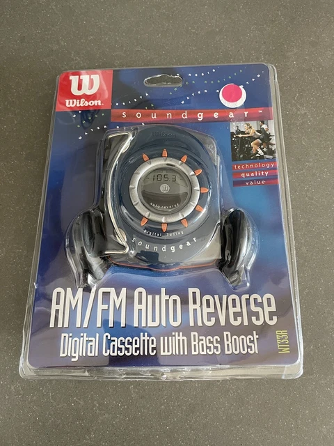 WILSON WT33R AM/FM Auto Reverse Stereo Cassette Player Bass Boost NEW ...