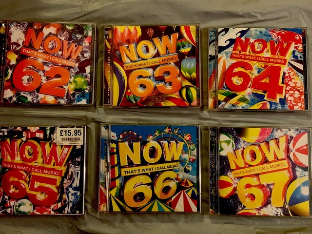 NOW CDS Thats What I Call Music. 62 63 64 65 66 67 £5.99 - PicClick UK