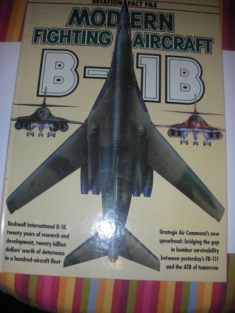 AVIATION FACT FILE Modern Fighting Aircraft B-1B EUR 10,00 - PicClick FR
