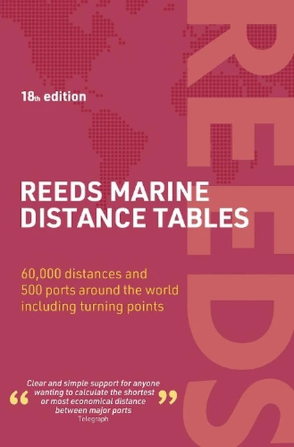 TABLEAUX DE DISTANCE marine anches 18ème édition par Miranda Delmar ...