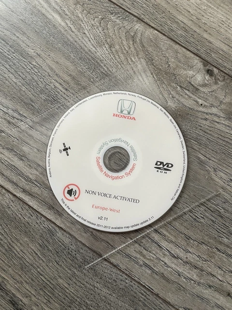 HONDA STREAM 2004 - 2006 V2.11 DVD Map Update Disc non voice ...
