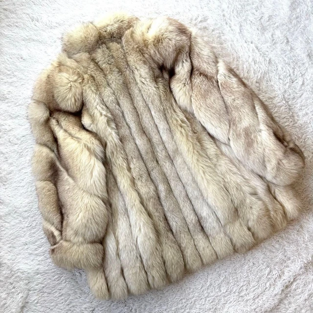 SAGA FOX BLUE Fox Fur Coat Saga Fox Silver Saga Fur £313.49 - PicClick UK