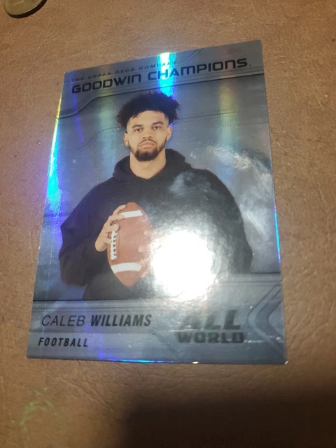 2023 GOODWIN CHAMPIONS Caleb Williams All World réfracteur/platine USC ...