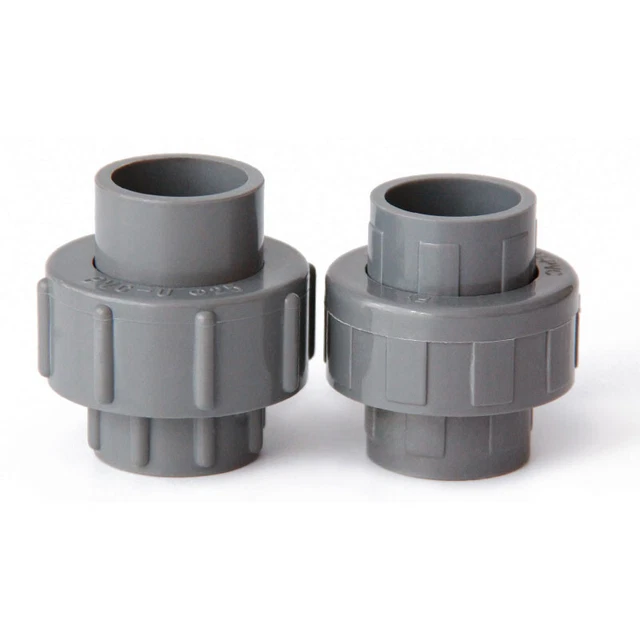 PVC PIPE UNION Connector Weld Solvent Water Supply Fitting 20/25/32/40 ...