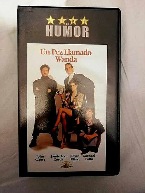 UN FISH CALLED Wanda VHS Cinema Tape Ribbon Jamie Lee Curtis Metro ...