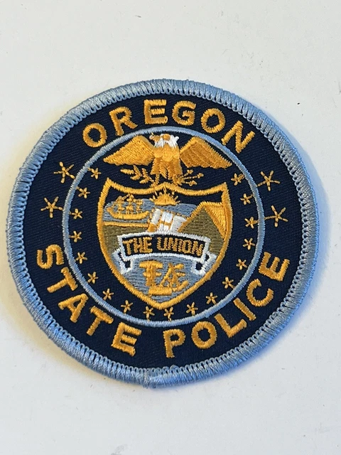 VINTAGE OBSOLETE OREGON State Police Department UNIFORM SHIRT Patch ...