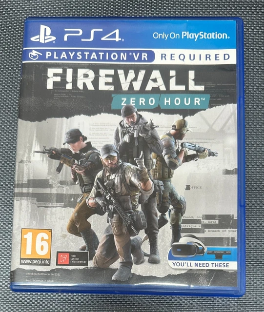 FIREWALL PS4 ZERO Ore Ps Vr Richiesto Gioca Perfettamente Playstation 4 ...