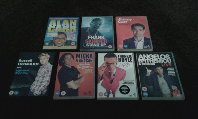 DVD COMEDY ALAN Jimmy Carr Frank Skinner Russell Howard Micky Flanagan ...