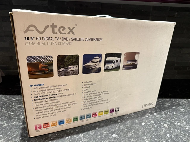 AVTEX - 18.5” TV L187DRS V2 TV DVD / Satellite Tv 12v + Remote - Great Condition £79.08 ...