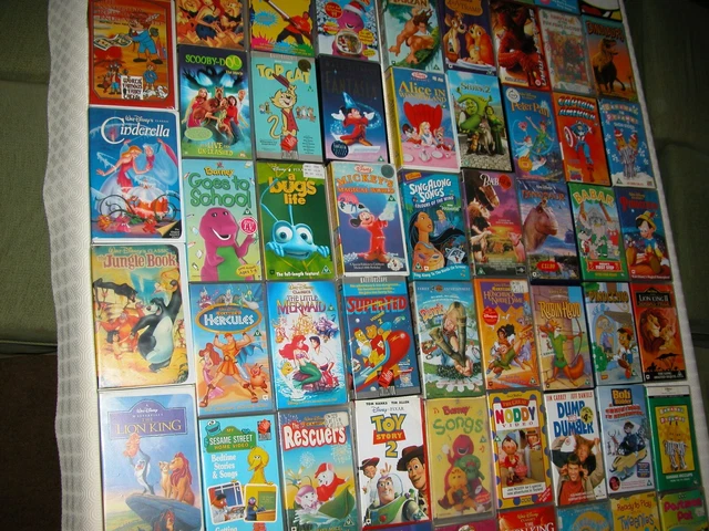 ASSORTED BUNDLE OF 96 KIDS VHS FILMS preowned £96.00 - PicClick UK