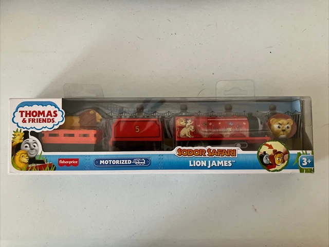 THOMAS & FRIENDS SODOR SAFARI LION JAMES MOTORIZED / REVOLUTION ...