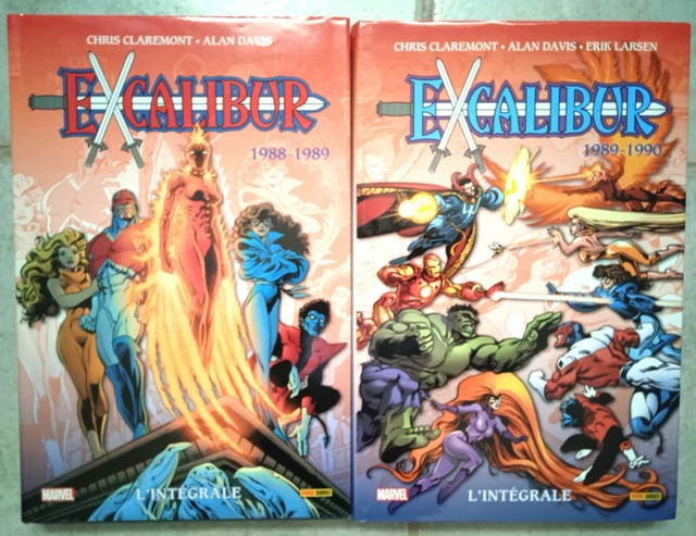 LOT INTÉGRALE EXCALIBUR volumes 1 et 2 Claremont / Davies Marvel Panini ...