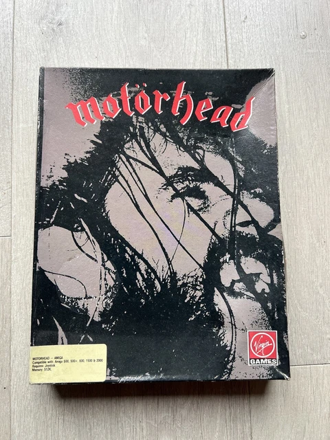 MOTORHEAD COMMODORE AMIGA Game Boxed With Instructions 1992 £20.00 ...
