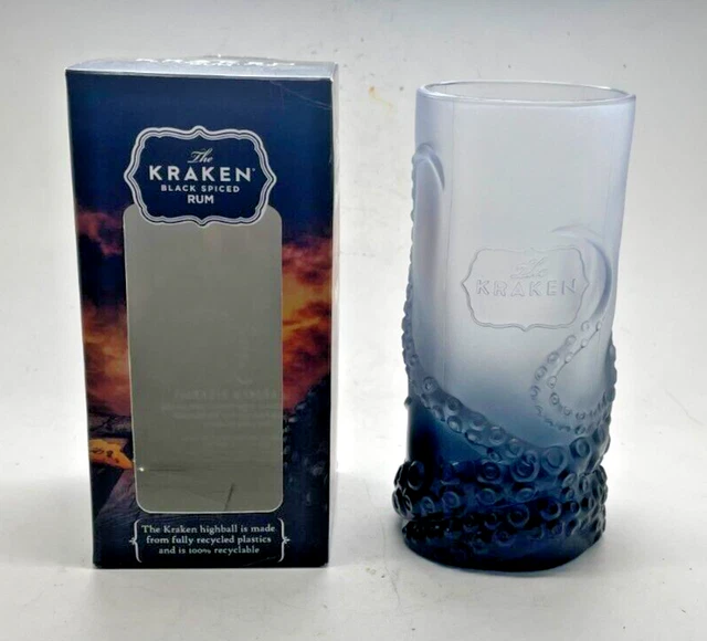 Kraken Black Spiced Rum Plastic Hi Ball Glass 100 Recyclable Pub Home Bar £1599 Picclick Uk
