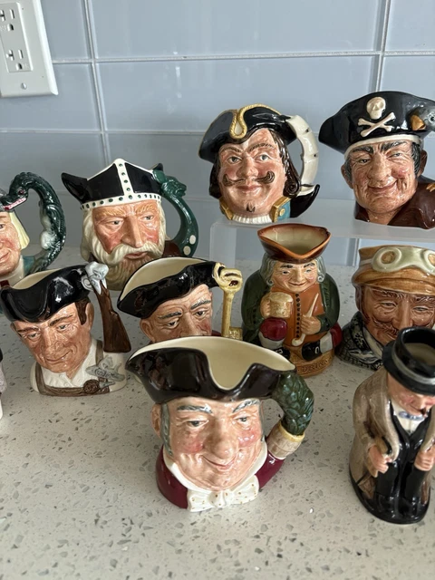 ROYAL DOULTON SMALL Toby Jugs - Rare Opportunity To Buy A Lot Of 23 ...
