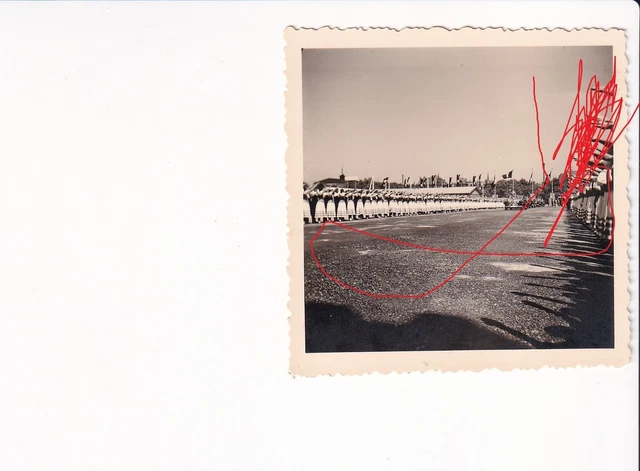 WW2 FOTO ELITESOLDATEN VT Deutschland Motorstandarte Parade PKW TOP EUR ...