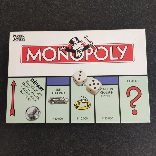 MONOPOLY BOARD GAME (1996 Edition) - Classic French Version (New but ...