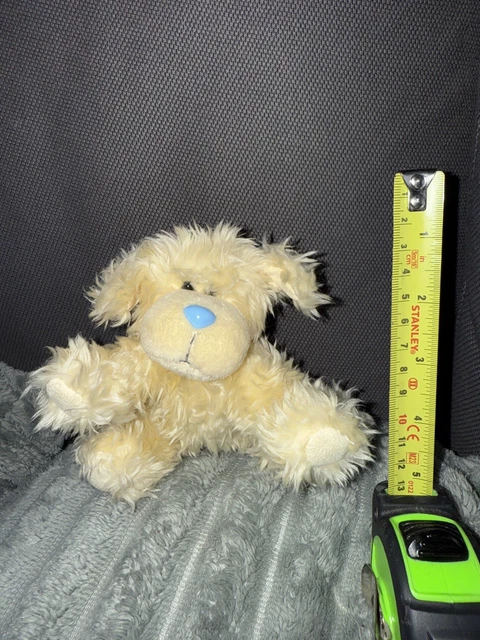 RARE MY BLUE Nose Friends Tatty Puppy Yellow Dog Small 5” Soft Toy ...
