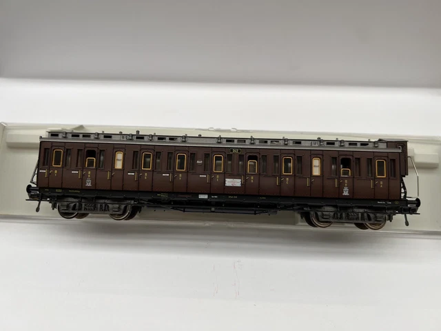 FLEISCHMANN HO 5802 Personenwagen, Abteilwagen III. Klasse Preußen OVP ...