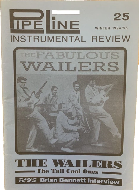 PIPELINE INSTRUMENTAL REVIEW #25 magazine A5 Guitar instr fanzine Rare ...