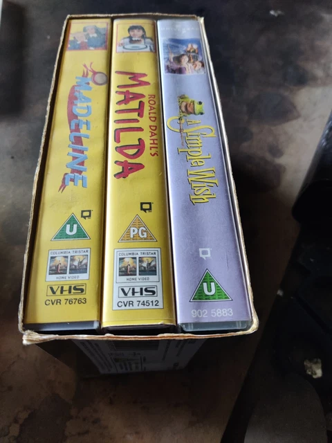 MATILDA, MADELINE AND A SIMPLE WISH VHS Video Tapes TRIPLE PACK used ...