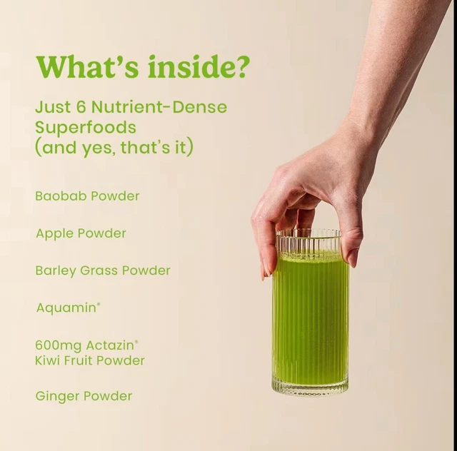 RHEAL GUT FEEL Daily Superfood Greens Powder | Digestion & Gut Health ...