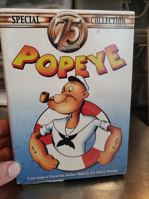 POPEYE - 75TH Anniversary Special Collection DVD 2005, 4-Disc Box Set ...