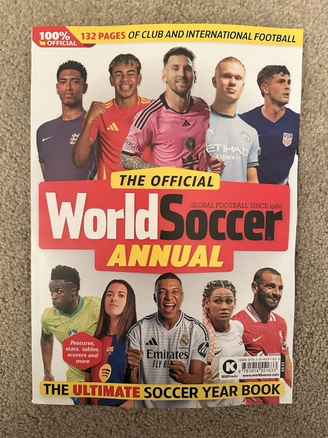 THE OFFICIAL WORLD Soccer UK Magazine Annual 2025 Complete Yearbook £25 ...
