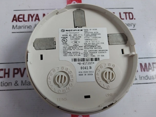 NOTIFIER FST-951R FIRE Alarm Equipment Addressable Heat Detector N04 ...