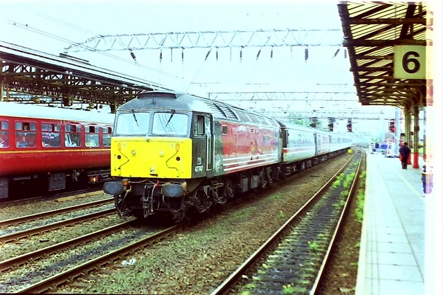 35MM RAILWAY COLOUR Negative Class 47 747 at Crewe £1.75 - PicClick UK